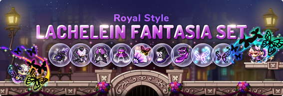 อัพเดท Royal Hair ครั้งที่ 8 Lachelein Fantasia Set!