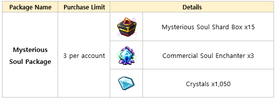 (Sale Ended) Mysterious Soul Package